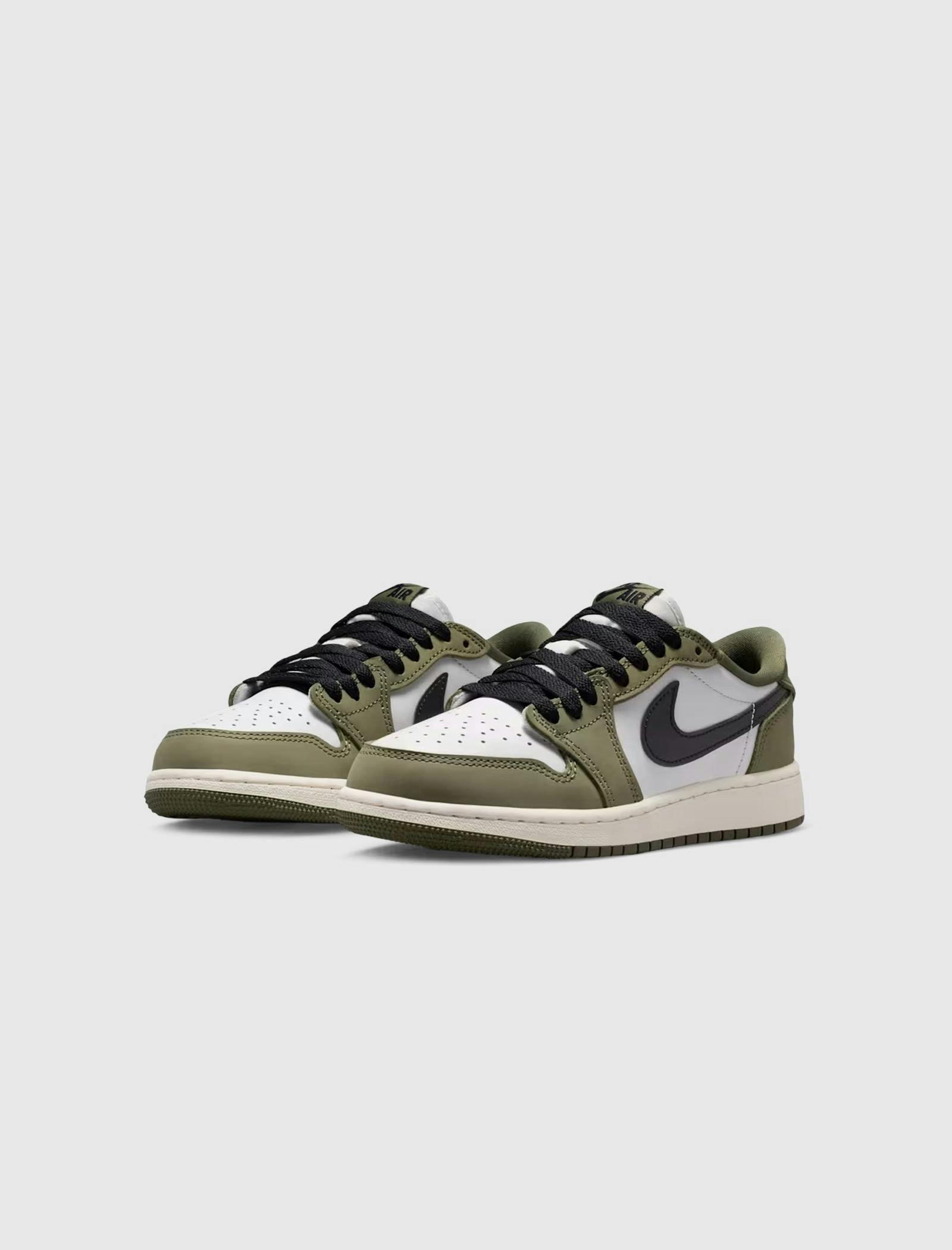 AIR JORDAN 1 RETRO LOW "MEDIUM OLIVE" GS