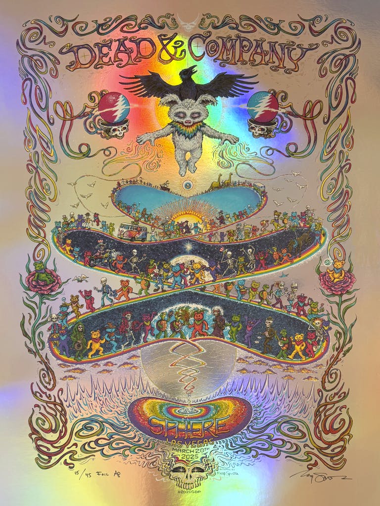 Dead & Co. Sphere 2025 Foil APs