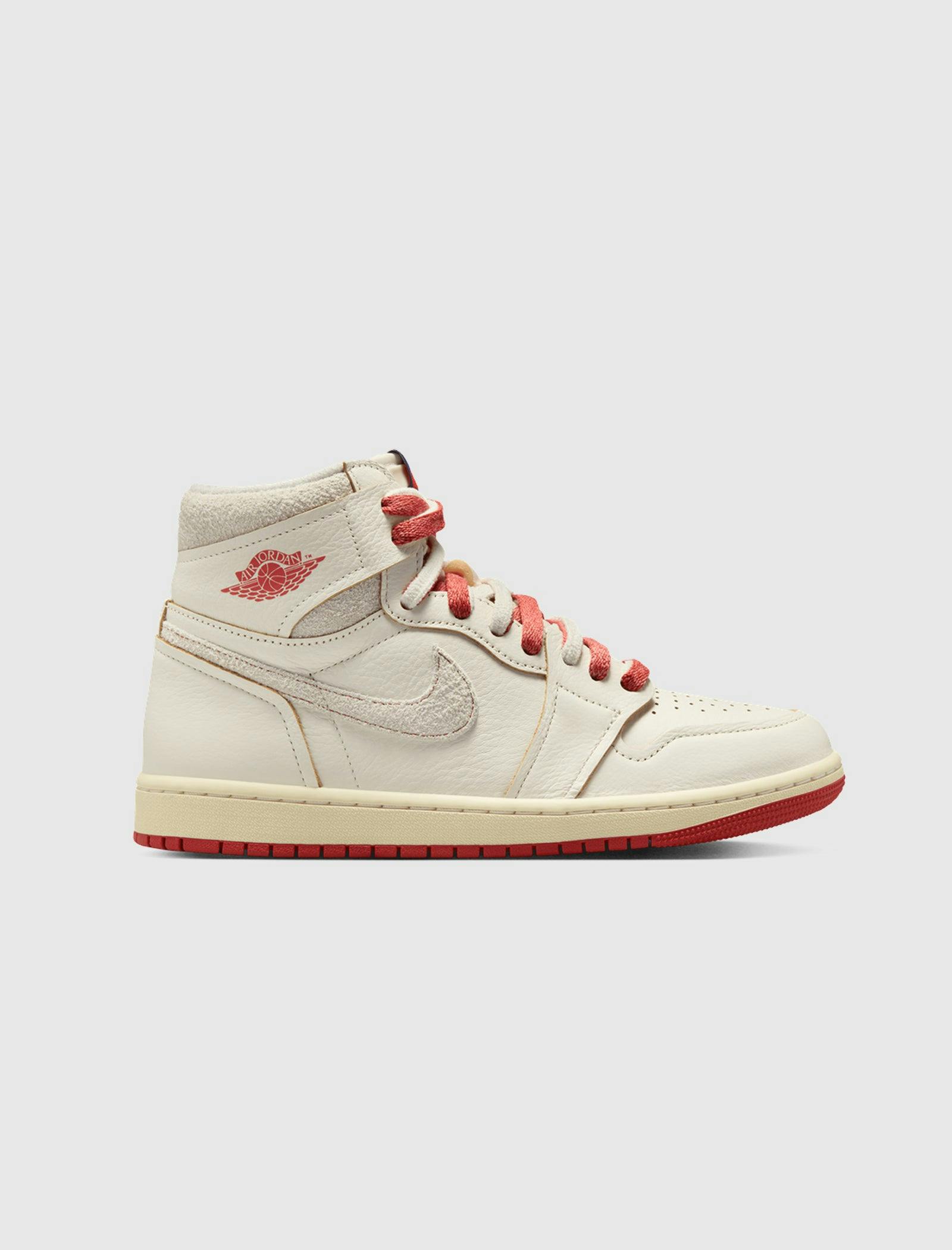 WOMEN'S AIR JORDAN 1 "SAIL/CINNABAR/LIGHT BONE"