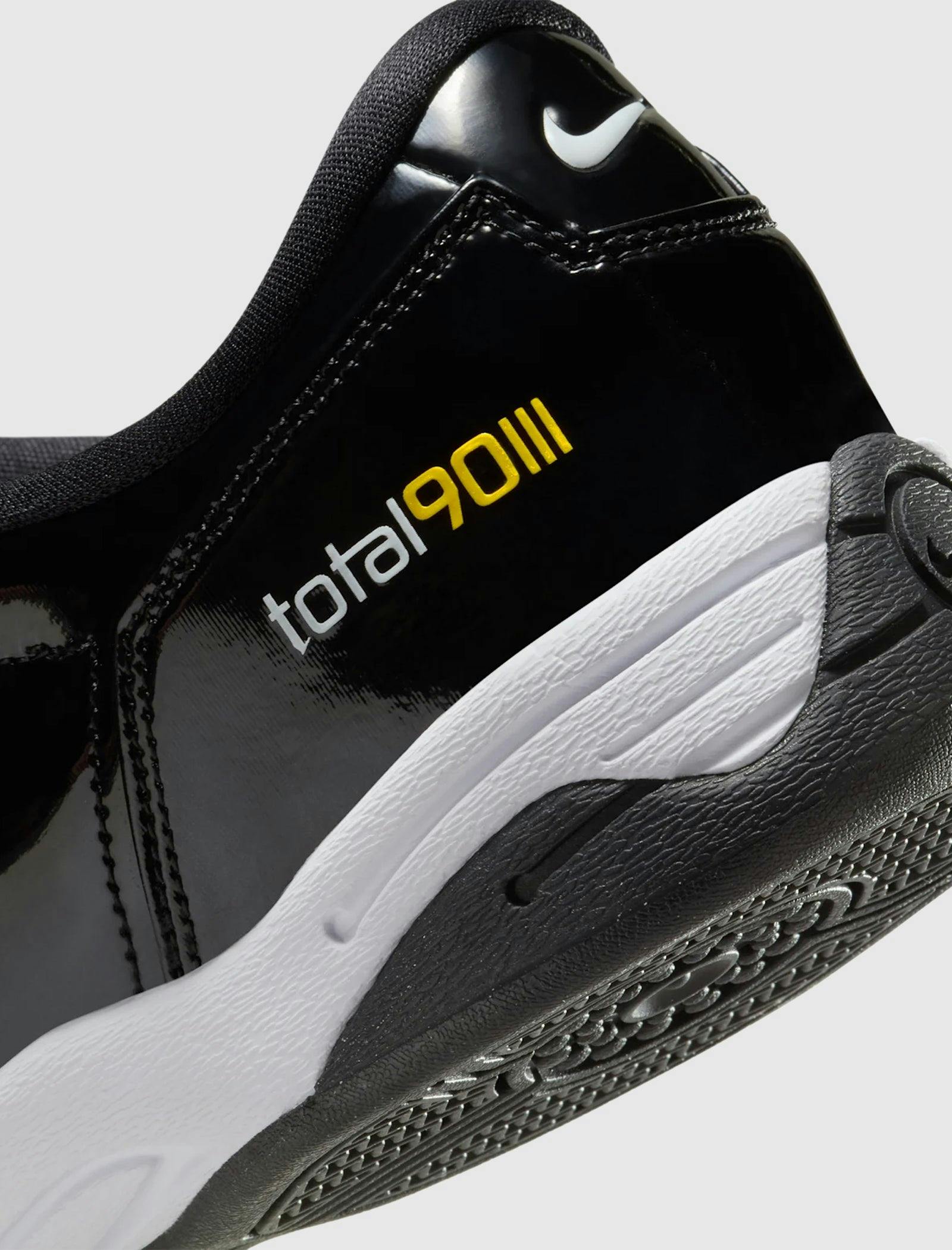 NIKE T90 SP "BLACK/WHITE/METALLIC SILVER"